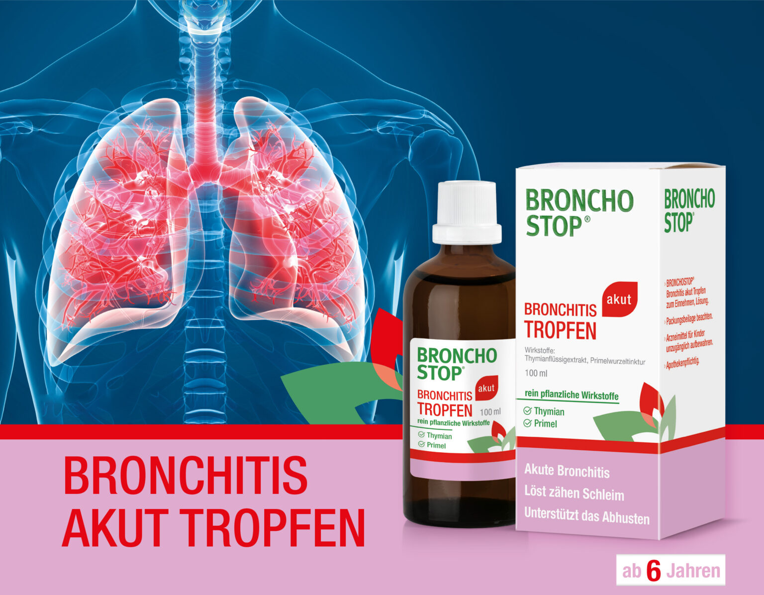 Bronchostop Bronchitis akut Tropfen - Kwizda Pharmahandel GmbH